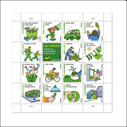 Rainbow Stamp Club: Go Green on Earth Day